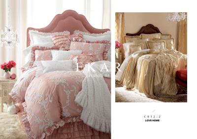 China Hot Selling Modern Fabric Upholstered Bedroom Bed For Girl for sale