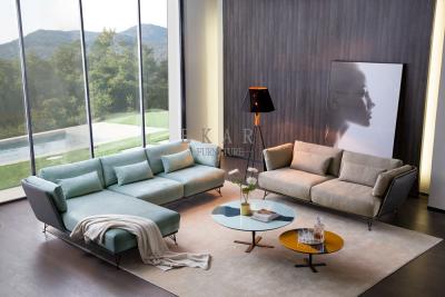 China Latest European Style 3 Seater Fabric Comfortable Sofa for sale