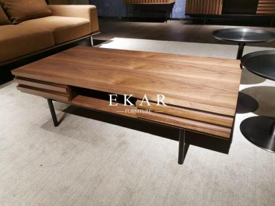 China MDF Modern Style Fancy Stainless Steel Frame Italian Coffee Table for sale
