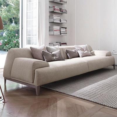 China New Design Fashion Modern Italy Fabric Big 3 Seater Sofa for sale