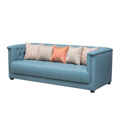 China Latest Living Room Nordic Design Modern Leather Sofa for sale
