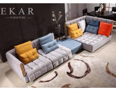 China Latest Comfortable Mixed Color Sleeper Couch Large fabric Sofa Bed AW-1503B for sale