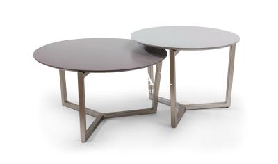 China High Quality Home Goods Metal Frame Legs Round Coffee Table for sale