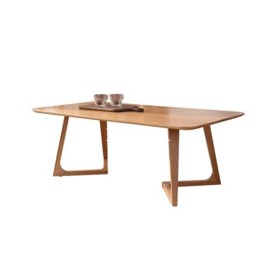 China Solid Oak Wood Coffee Table Modern Sofa Table for sale