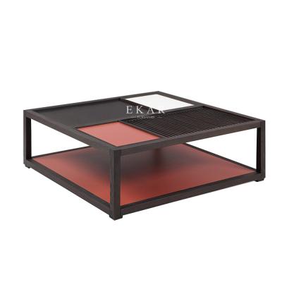 China Living Room Furniture Modern Wooden Design Tea Coffee Table for sale