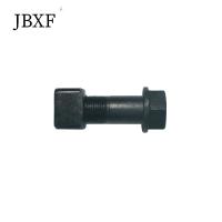 China Alloy Track Shoe Bolts And Nuts Vibration Resistant Excavator Track Shoe Bolt For Hyundai R305 Sany SY365 for sale