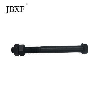 China Corrosion Resistant Bolt And Nut Assembly Carbon Steel Black Oxide Metric Thread for sale