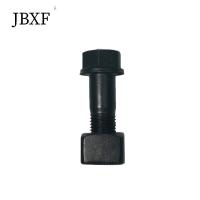 China Anti Rust Dozer Track Bolts XCMG LG Carbon Steel Black Oxide Track Shoe Bolts for sale