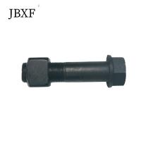 China Hardened Steel Dozer Track Bolts Track Shoe Bolts Matches Komatsu PC200 Models Long Service Life for sale