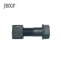 China Space Saving Dozer Track Bolts Plain Finish For Narrow Undercarriages for sale