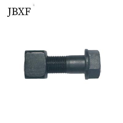 China Space Saving Dozer Track Bolts Plain Finish For Narrow Undercarriages for sale