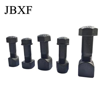 China Excavator Track Bolt M22×65mm 12.9 Grade OEM 9M7444 Compatible Replacement For Undercarriage Shoes for sale