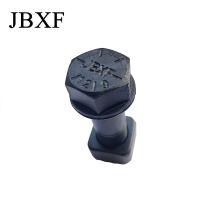 China Flange Black E330 Track Bolt and Nut for Excavator Chain Parts for sale