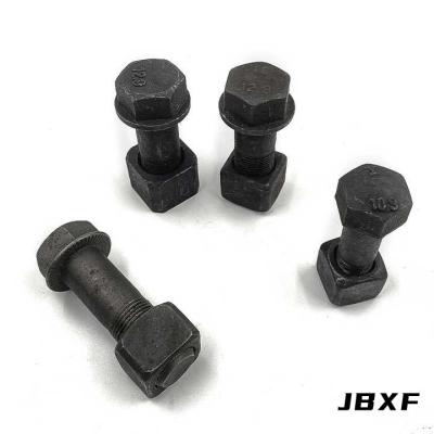 China Grade 10.9 Locking OEM Excavator Track Bolt Kit For Sany SY215 / Hitachi ZX200 for sale