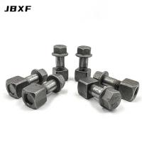 China Grade 10.9 Locking OEM Excavator Track Bolt Kit For Sany SY215 / Hitachi ZX200 Durable Design for sale