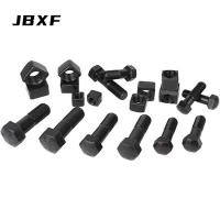 China Heavy Duty Excavator Track Shoe Bolts M24x120 Compatible With CAT 320 Komatsu PC200 Grade 10.9 Alloy Steel Anti-Corrosion Coating for sale