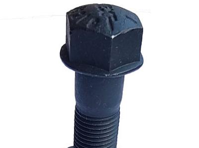 China M12 Track Bolts Nuts Hexagon Head Cold Punch Technology 30-100mm Thread Length for sale