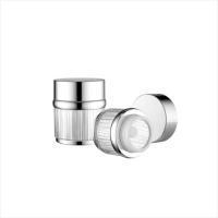 China Luxury Round Face Cream Jar 15g 30g 50g Capacity with 64.8mm 72.1mm Diameter for Cosmetic Packaging for sale