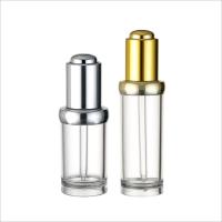 China 20ml and 30ml Thick Wall PETG Plastic Dropper Bottles with 33.4mm Diameter for Cosmetics for sale