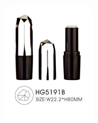 China Recyclable PP Diamond Lipstick Case - 22.2mm Diameter, 80mm Height Cosmetic Packaging Tube for Lipstick & Lip Balm for sale