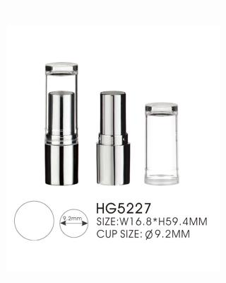 China Plastic Mini Lipstick Tubes 2g Capacity 16.8mm Diameter Empty Lipstick Case Packaging HG5191B for sale
