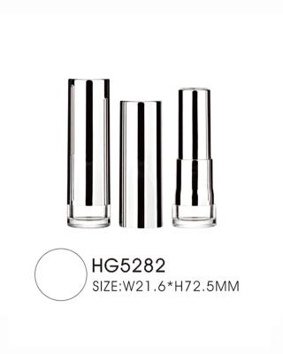 China Round Empty Lipstick Case with 12.1mm and 12.7mm Inner Cup, 21.6mm Diameter Clear Lipstick Tube for Cosmetic Packaging for sale