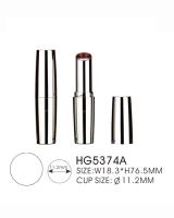 China Drum Shape Lipstick Tubes 11.2mm Inner Cup 18.3mm Diameter ABS PP Cosmetic Packaging for sale