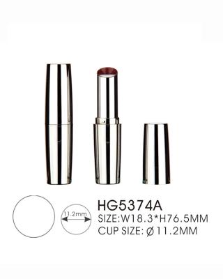China Drum Shape Lipstick Tubes 11.2mm Inner Cup 18.3mm Diameter ABS PP Cosmetic Packaging for sale