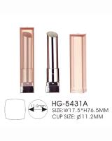 China Square Lipstick Tube Packaging Container 17.5mm Diameter 76.5mm Height PP AS Material for Cosmetics for sale