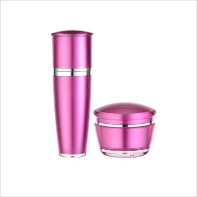 China 15g 30g 50g Double Wall Plastic Cosmetic Cream Jar Eco Friendly PMMA PP for sale