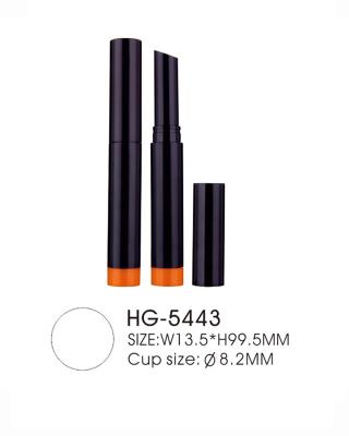 China 8.2mm Inner Cup Round Slim Lipstick Tube Container 13.5mm Diameter 99.5mm Height PP ABS Material for sale