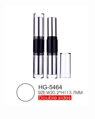 China 2-in-1 Double Sided Lipstick Tube with 12.1mm/12.7mm Inner Cup - 20.2mm Diameter Cosmetic Packaging for sale
