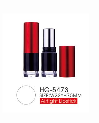 China Airtight Lipstick Tube Case 22mm x 75mm with Twist-Off Cap and 12.1mm/12.7mm Inner Cup Options for sale