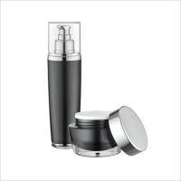 China PMMA PP Skincare Lotion Bottle 30ml 50ml 100ml Empty Pump Bottle with Lid for sale