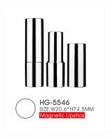 China Magnetic Round Lipstick Container 20.6mm Diameter 74.5mm Height with 12.1mm 12.7mm Inner Cup Options for sale