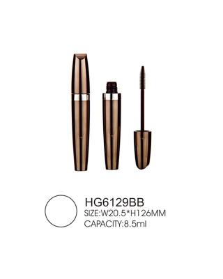 China 8.5ml HG6219BB Empty Mascara Tube with Silicone Brush - 20.5mm Diameter Cosmetic Container for sale