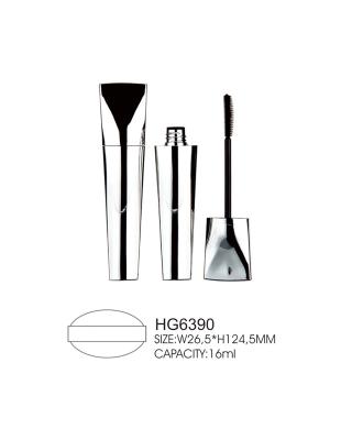China 15ml Empty Mascara Tube with 26.5mm Diameter - Silver and Gold Custom Cosmetic Packaging for sale