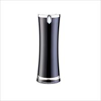 China 15ml 30ml 50ml Round Airless Lotion Bottle Cosmetic Packaging with 43mm 48mm Diameter PP PMMA Materials for sale