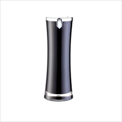 China 15ml 30ml 50ml Round Airless Lotion Bottle Cosmetic Packaging with 43mm 48mm Diameter PP PMMA Materials for sale