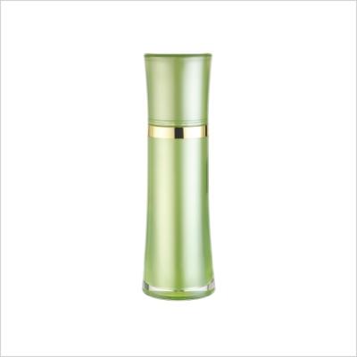 China 15ml to 120ml Round Cosmetic Lotion Bottles with Press Pump - 36mm to 53mm Diameter for sale