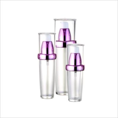China 15ml 30ml 60ml 100ml Acrylic PP Cosmetic Lotion Bottle with Pump for Cream for sale