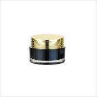 China 15g 30g 50g Cosmetic Cream Jars with Lid - PMMA/PP Double-Wall Packaging 62.5mm-70mm Diameter for sale