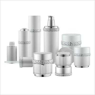 China Personal Care Empty Cream Jars Diamond Cosmetic Packaging 30g 50g for sale