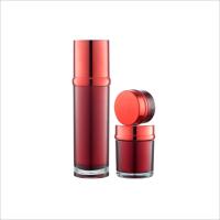 China Champagne Acrylic Cosmetic Lotion Bottle 30ml to 120ml Custom Capacity for sale