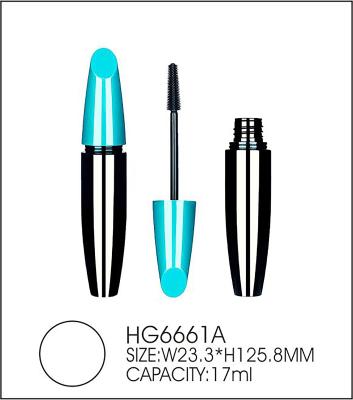 China Recycled Empty Mascara Tube 17ml ABS PETG Custom Color Cosmetic Container for sale