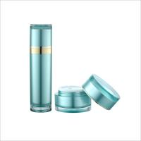 China Double Walled Acrylic PP Skincare Jars 15g 30g 50g Cosmetic Packaging for sale