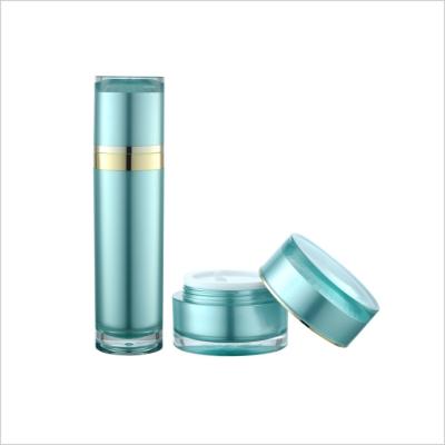 China Double Walled Acrylic PP Skincare Jars 15g 30g 50g Cosmetic Packaging for sale