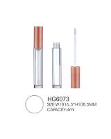 China Recycled Empty Lip Gloss Bottle 4ml Capacity with 18mm Diameter - Customizable ABS & AS Container for sale