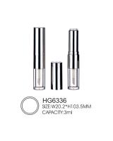 China HG6336 Dual Function Lip Gloss Bottle and Lipstick Tube - 3ml Capacity, 103.5mm Height Cosmetic Packaging for sale