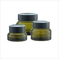 China 15ml 30ml 50ml Glass Cream Jars for Skincare Products with Custom Printing Options for sale